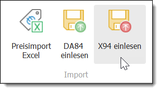 gaeb-online: Import Preise aus X94 und P94